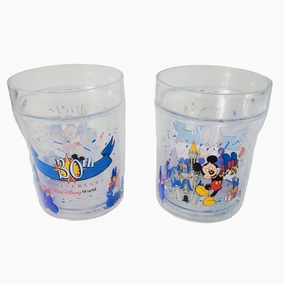 Disney | Dining | Vintage Walt Disney World 3th Anniversary Plastic ...